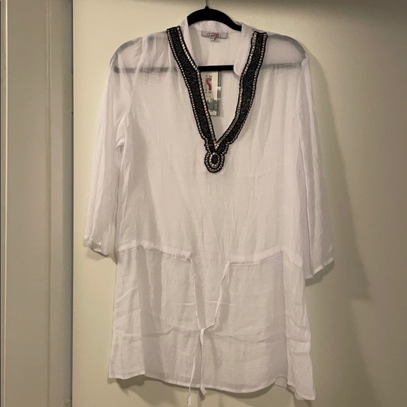 Swim | Beaded Swim Cover Up Sm | Poshmark